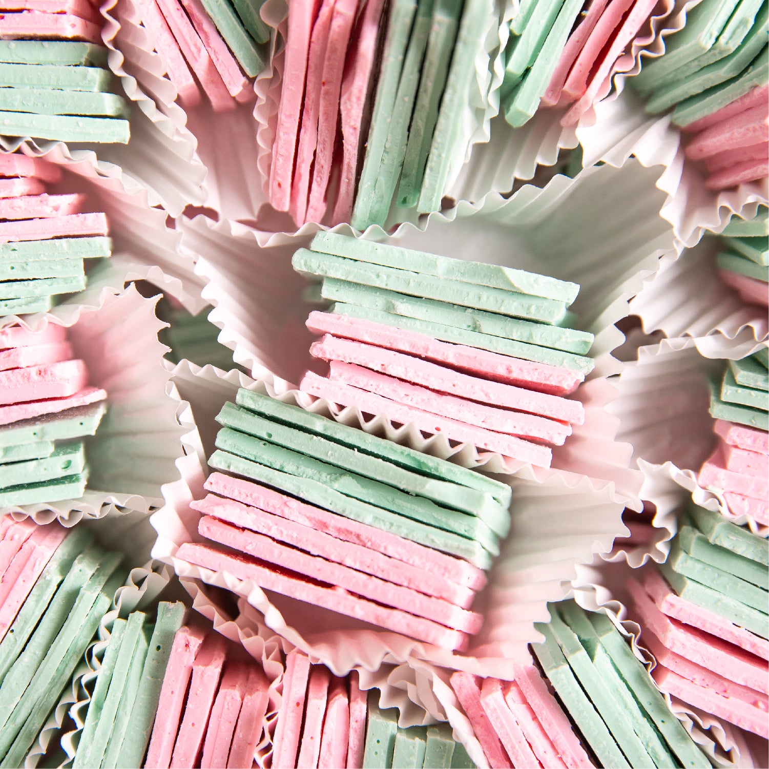 Pink & Green Mints – Sally Lane's Candy Farm